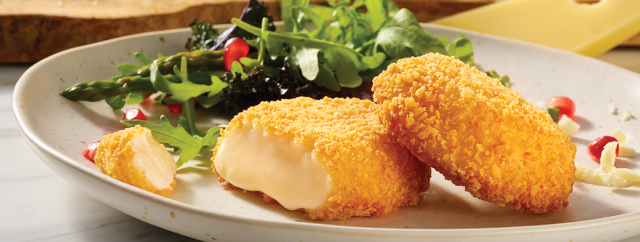 Oven Kaaskroket met granaatappelslaatje | Mora